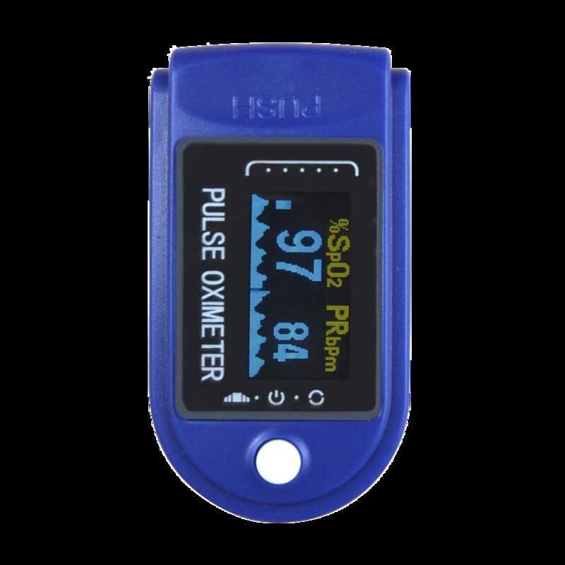 Medical Digital Pulse Oximeter OLED Oximetro Blood Oxygen Heart Rate ...