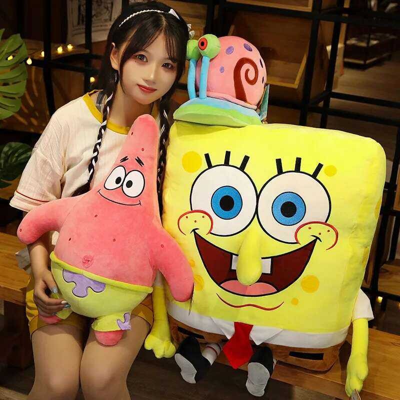 Anime Cartoon Big Sponge Starfish Snail Crab Squidward Tentacles ...