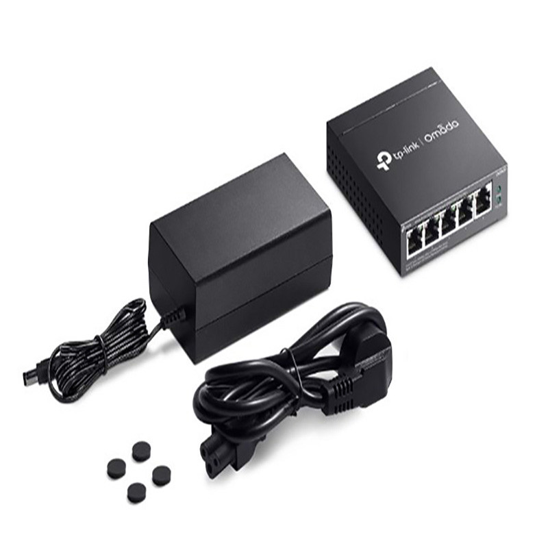 TP-Link ES205GP Omada 5-Port Gigabit Easy Managed Switch with 4-Port ...