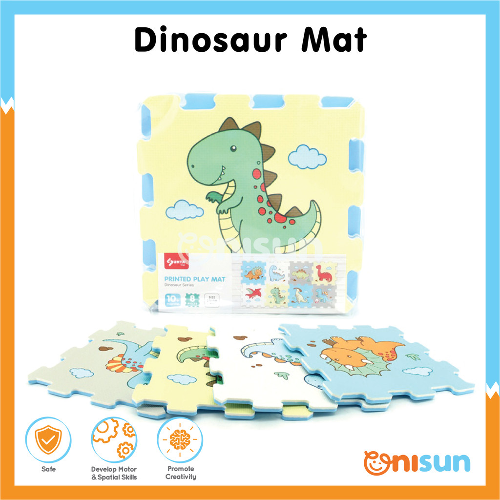 SUNTA Dinosaur Play Mat (8pcs) | Shopee Philippines