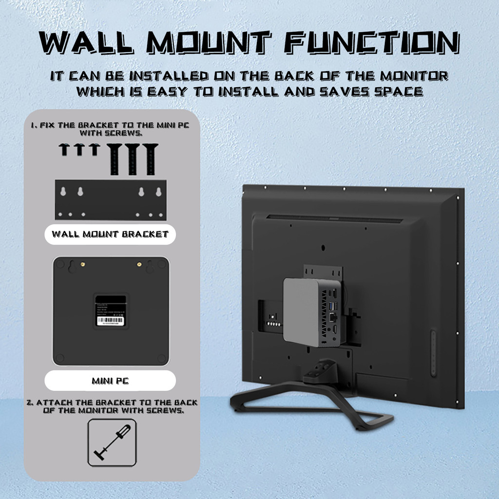 12th Gen Mini PC Intel N100 N150 16GB 512GB SSD Windows 11 Pro Dual LAN ...