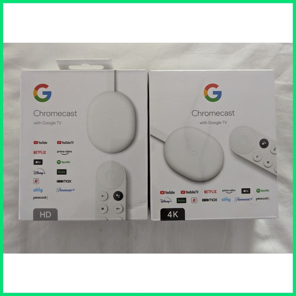 US Version Google Chromecast with Google TV 4k 2020 model / HD 2022 ...
