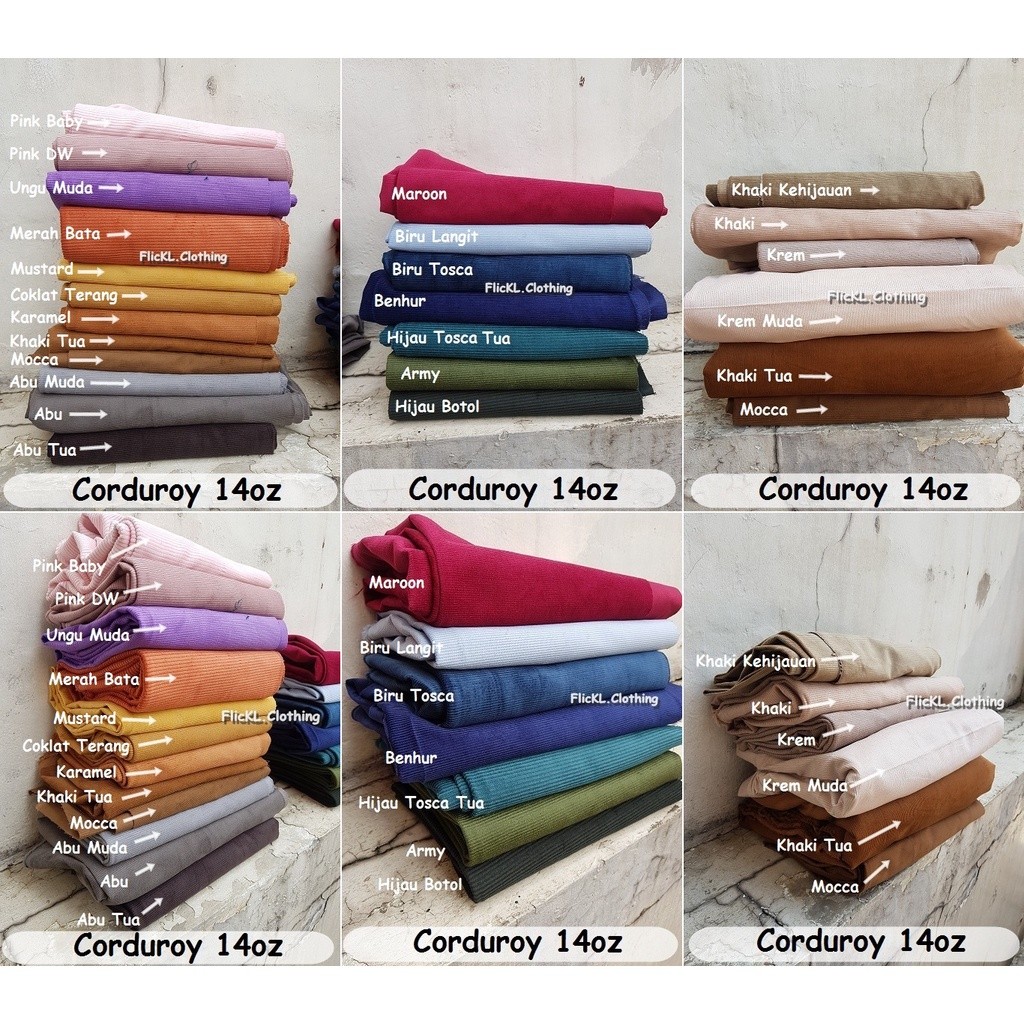 in stock KATUN Imported Cotton Corduroy Fabric Material Cotton Cordura ...
