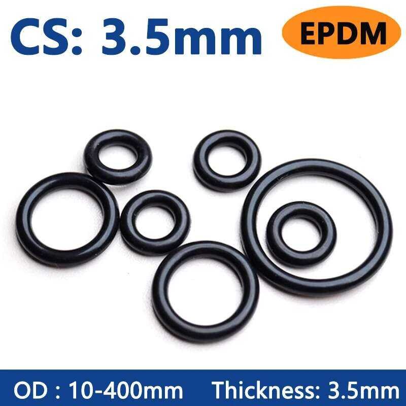 Mm Thickness CS EPDM Rubber O Ring ID OD Acid Alkali Water And Friction ...