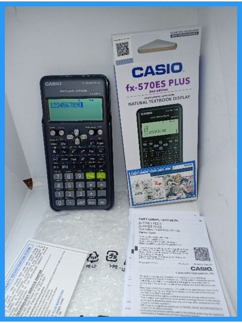 Casio fx-570ES PLUS / fx 570es plus / fx570es plus / fx570 es plus 2nd Edition Scientific Calcu ...