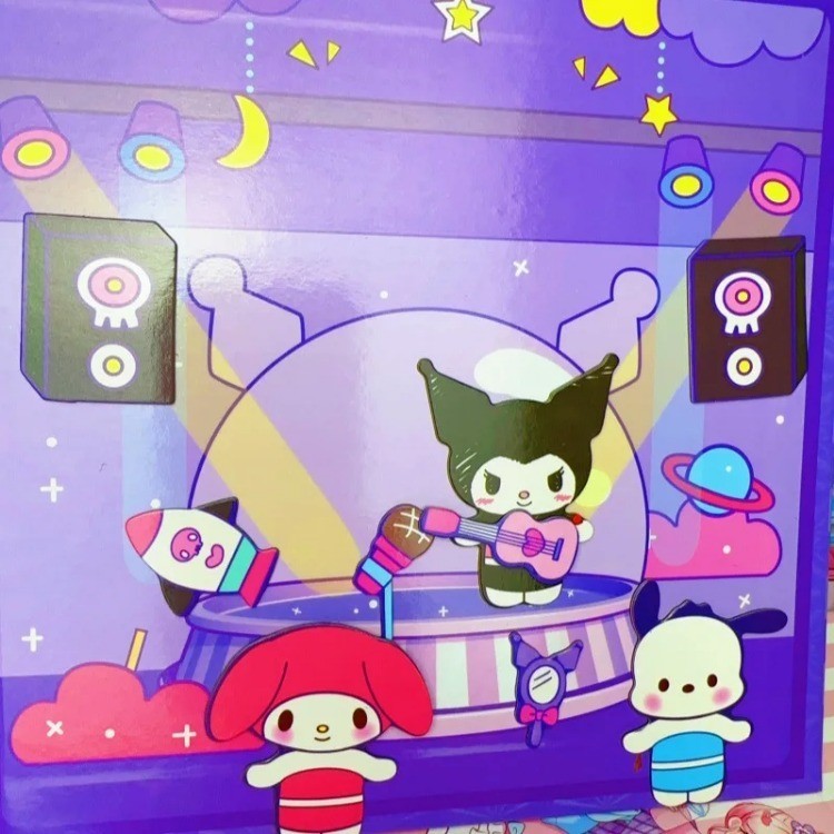 2024 Sanrio Magnetic Quiet Book My Melody Kuromi Cinnamoroll Magnetic ...