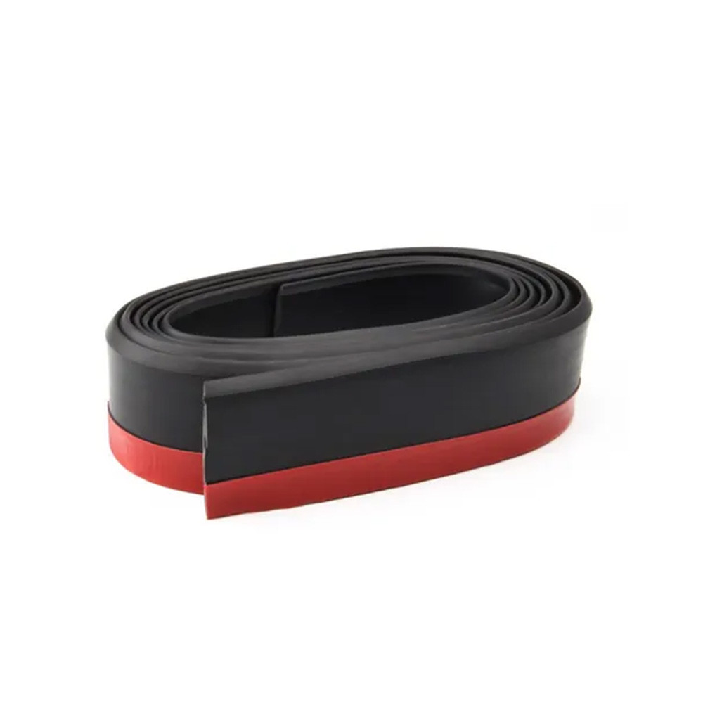 2.5M Car Front Bumper Lip Rubber Universal Bumper Protector carbon ...