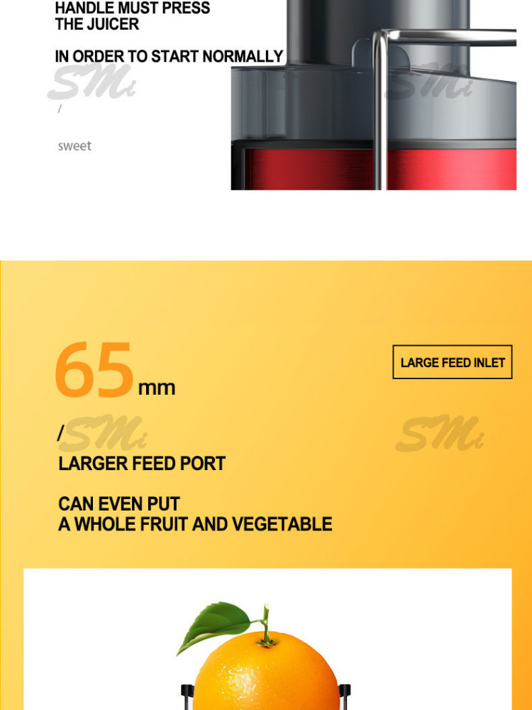 BOBI Electric fruit juicer stainless steel High quality Vegetable and ...