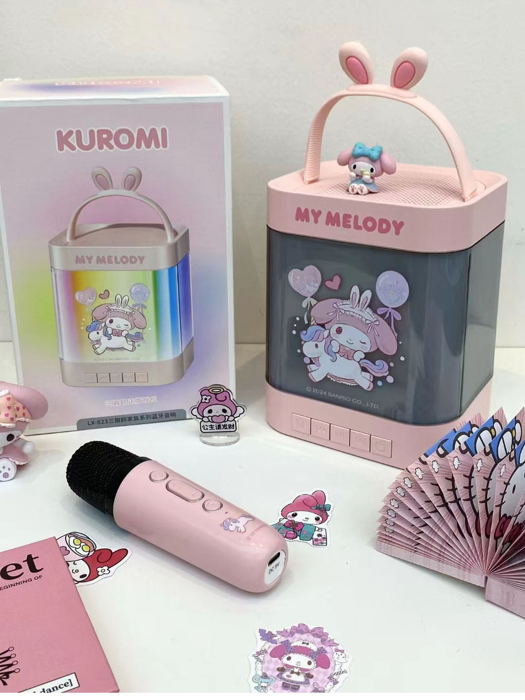 Sanrio LX-823 Wireless Bluetooth RGB Speaker Set With Microphone ...