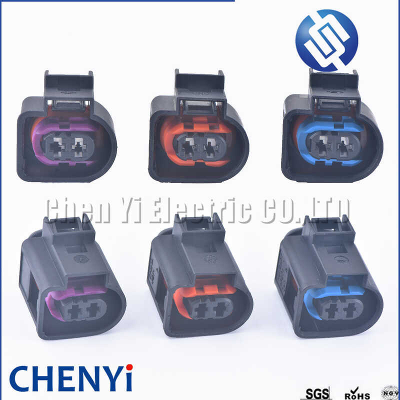 2 Pin Auto Waterproof Connector Alternator VAG SEAT Fuel Injector Plug ...