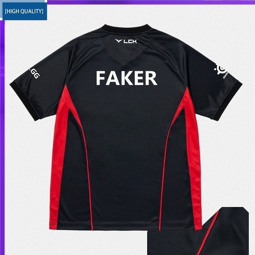 [Ready Stock] [Exclusive Sale] 2024 T1 Uniform Shirt. Four star "FAKER ...