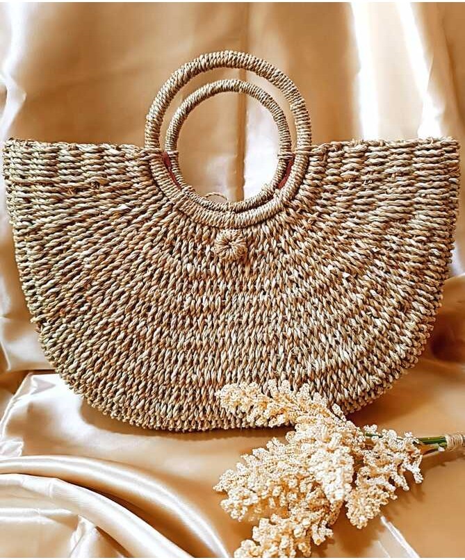 Woven Native Knitted Bag Abaca Pandan Lokal | Shopee Philippines