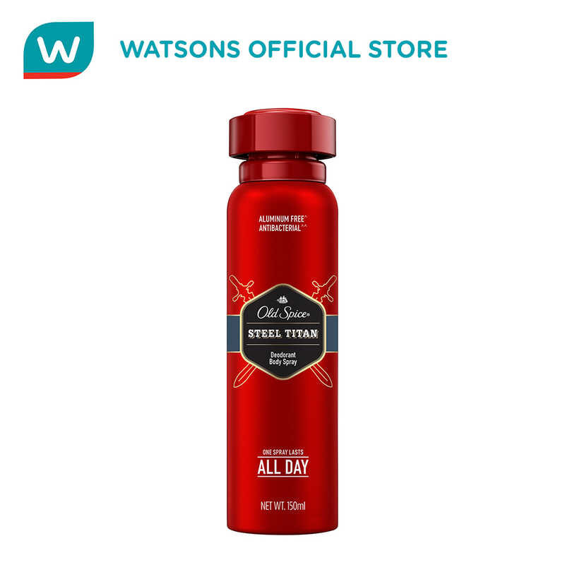 OLD SPICE APDO katawan Spray Steel Titan 150ML | Shopee Philippines