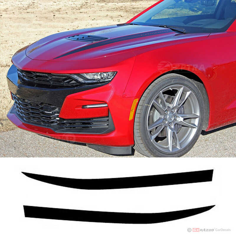 & 2019-2023 Para Sa Chevy Camaro Hood Decals Spider Spear WIDOW Vinyl ...