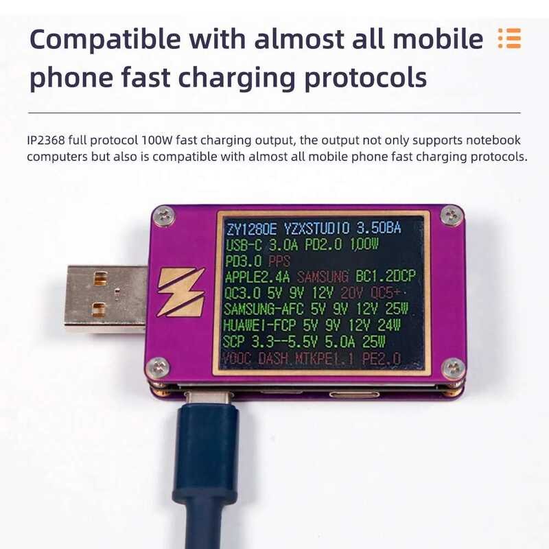 Bidirectional IP2368 100w Fast Charging Module Buck- Type-c Interface ...