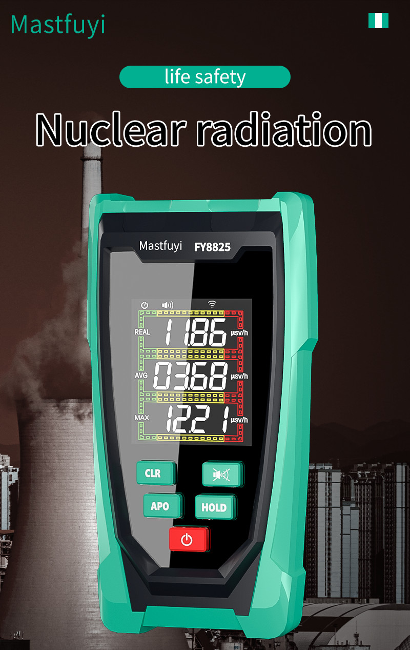 Nuclear Radiation Detector X/γ/β Ray Radioactivity Tester USB Charging ...