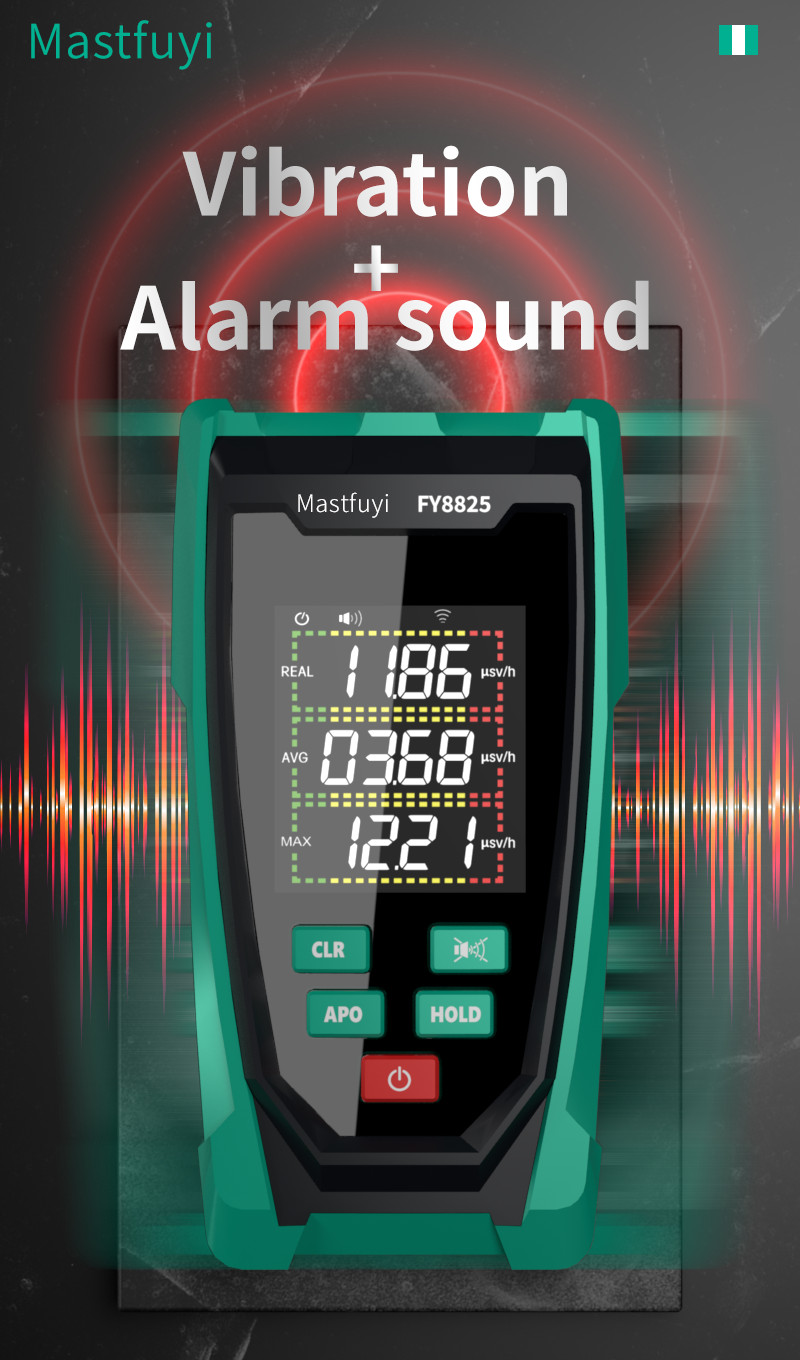 Nuclear Radiation Detector X/γ/β Ray Radioactivity Tester USB Charging ...