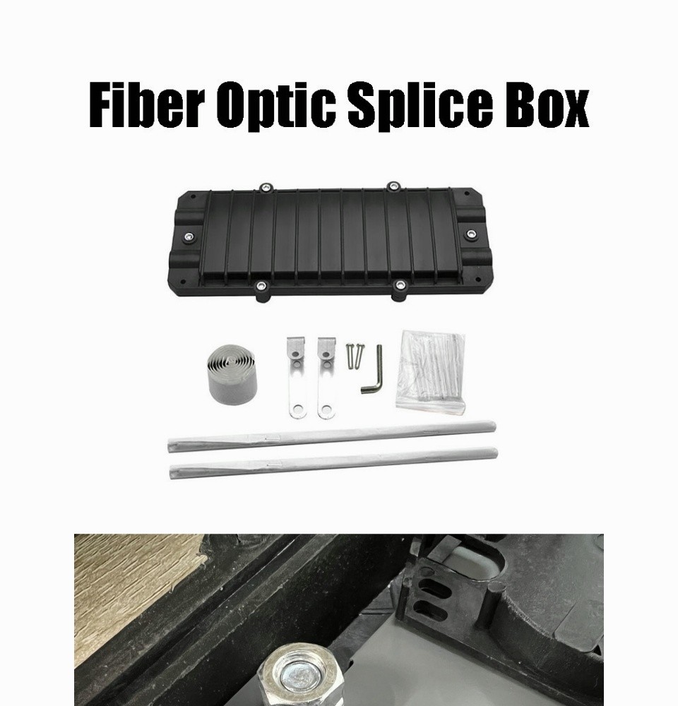 Fiber Optic Splice Box 12 Core Cable Splice Box Small D-type Fiber ...