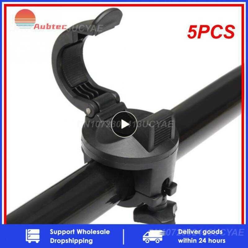 5PCS Degree Rotatable Bike LED Cycling Grip Mount Adjustable Bike Clamp ...