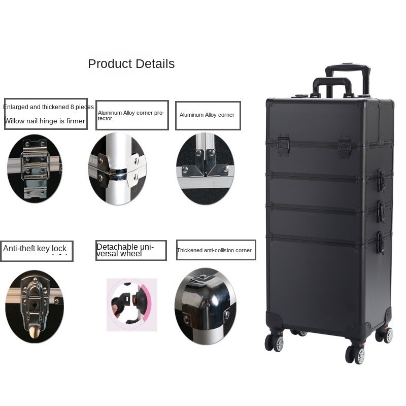 Cosmetic case trolley Makeup Trolley Tattoo Artists organizer Make up ...
