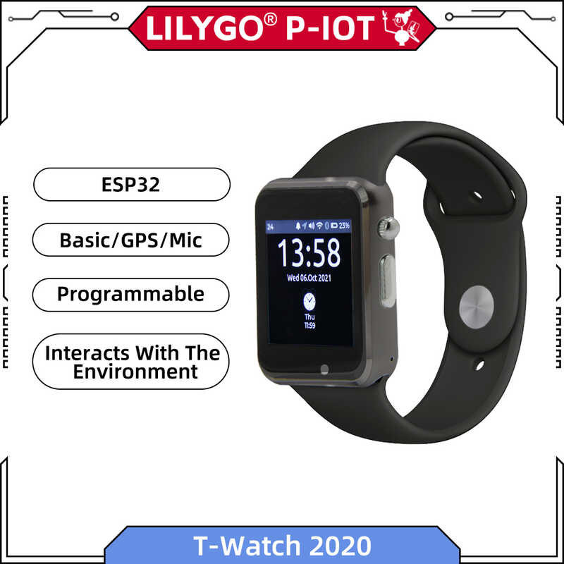 2020 Lilygo® T-Watch Esp32 Wireless WIFI Bluetooth Watch 1.54 Inch Touch Display Pr | Shopee ...