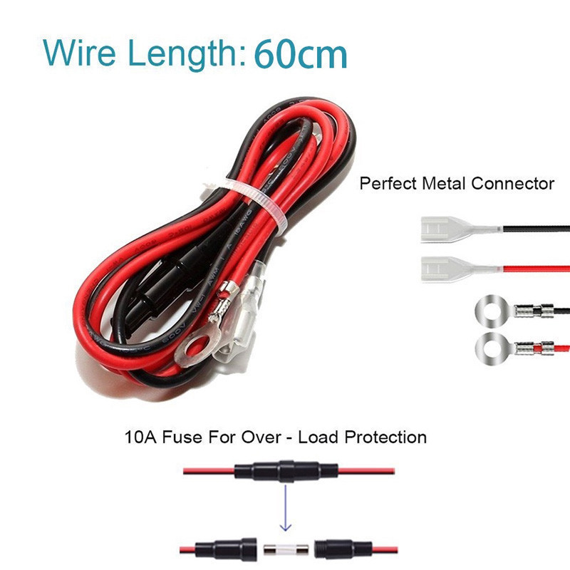 (Choose Wire Yourself) 12-24V 120W-250W Universal Waterproof Car ...