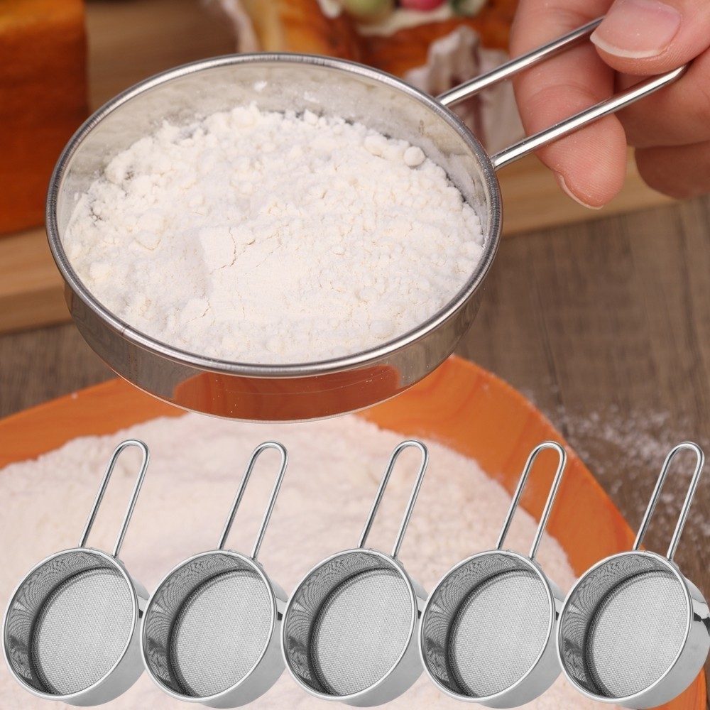 Flour Shaker Sieve - Stainless Steel Flour Sifter - Flour Filtration ...