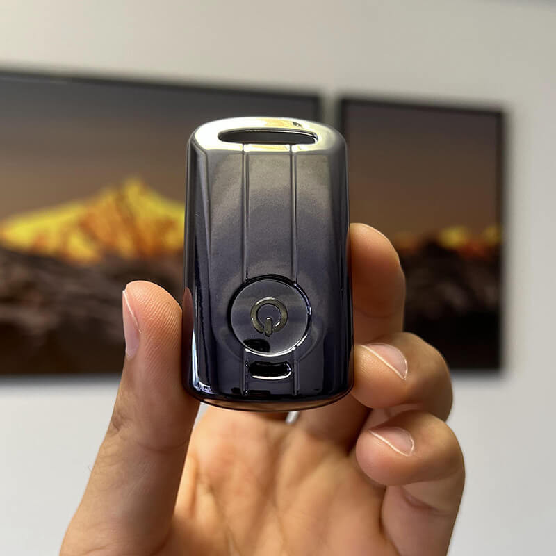 Purple-silver gradient TPU Key Cover Yamaha Nmax turbo Nmax V2 2025 ...