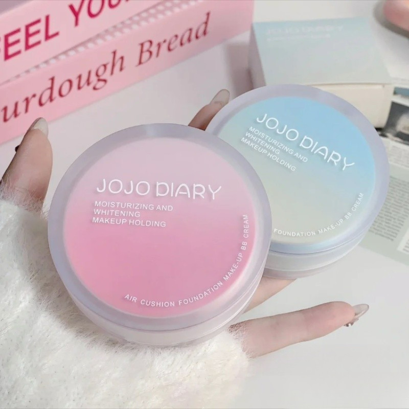 JOJO DIARY Two-In-One Air Cushion Powder 遮瑕气垫二合一盘遮瑕滋润便携 Hydrating ...
