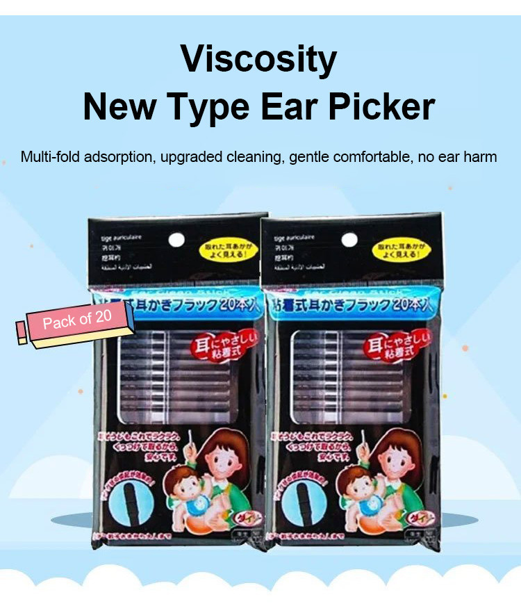 Disposable Adhesive Ear Cleaning Swab, Effortlessly Removes Dirt and ...