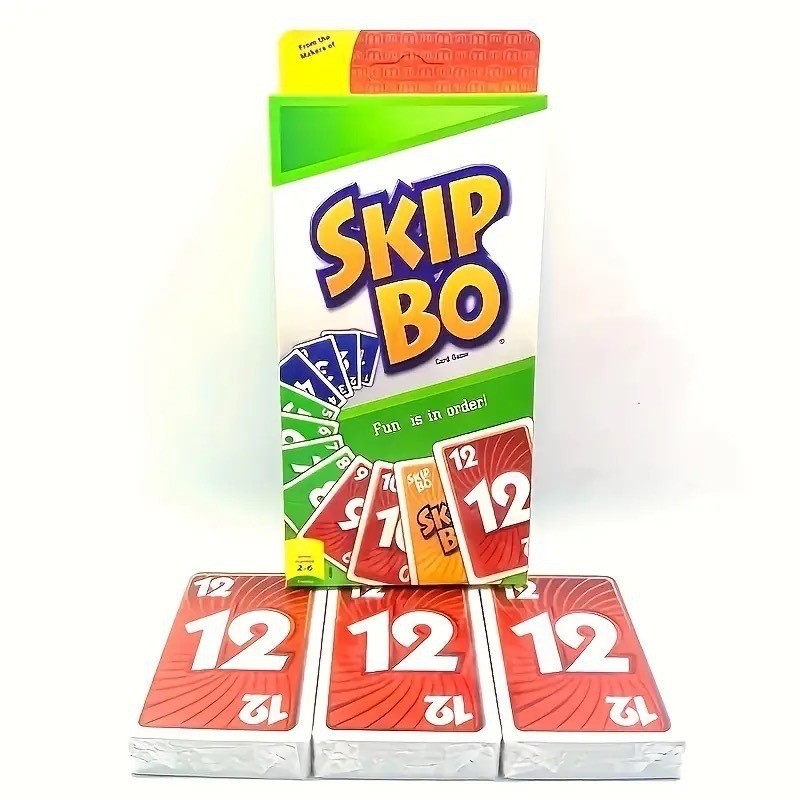 Classic Skip Bo Playing Cards Fun Interactive Game All For Ages ...