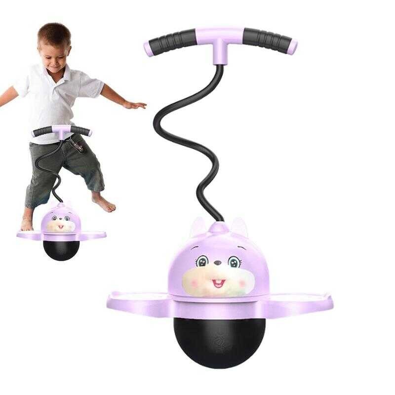 Handle Bouncing With And Pump Balance Platform Bouncy Jump Pogo Ball ...