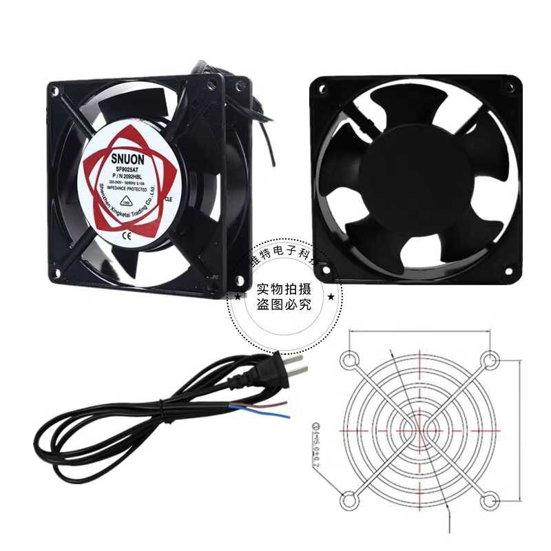 12038 110v 2123HSL/2123HBL cooling small axial flow exhaust fan 380v ...