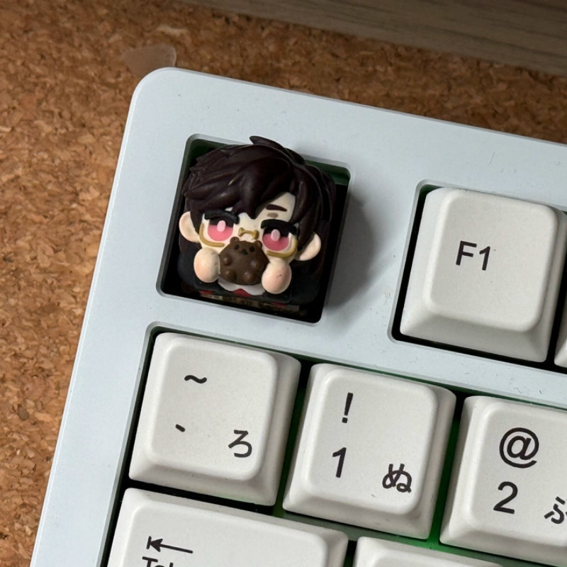 Light And Night Keycap Cute Cartoon DIY MX Switch Mechanical Keyboard ...