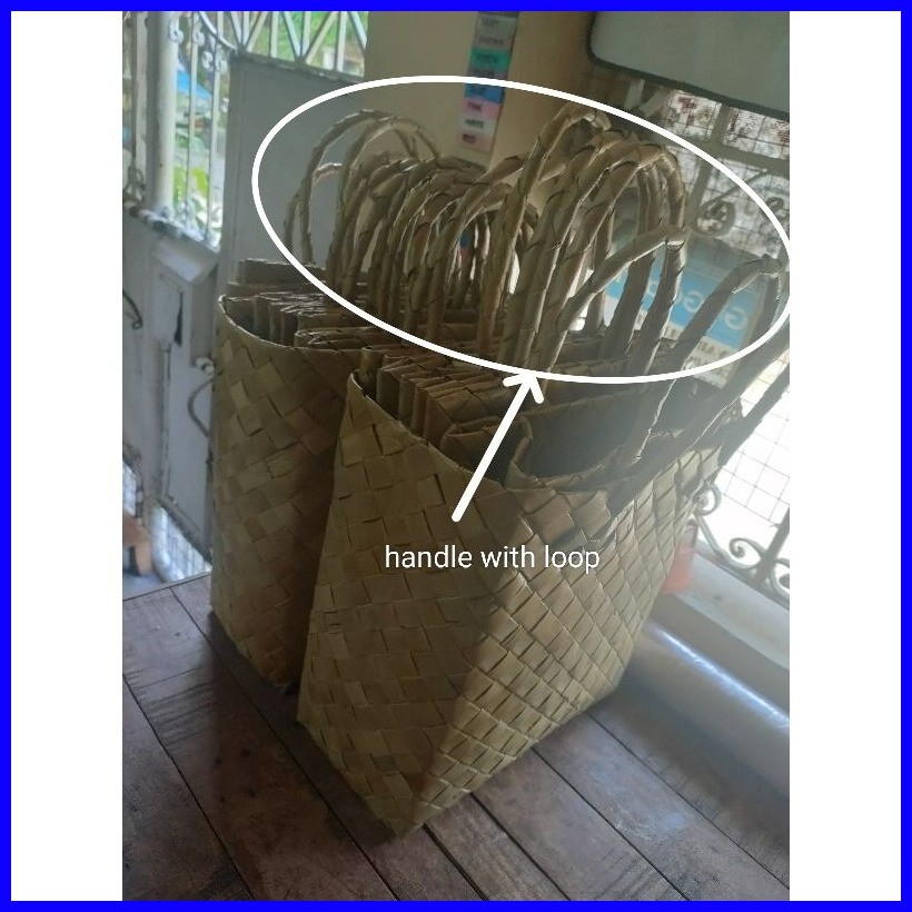 5x13x13 / 6x15x13 / 5x16x14 - Native/Tampipi Bayong Bag - Available ...