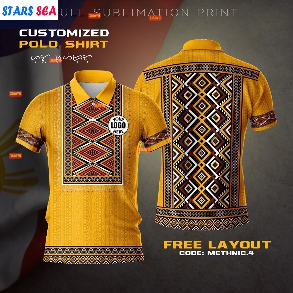 Philippine Ethnic Tribal Inspired Shirt Full Sublimation Polo Shirt ...