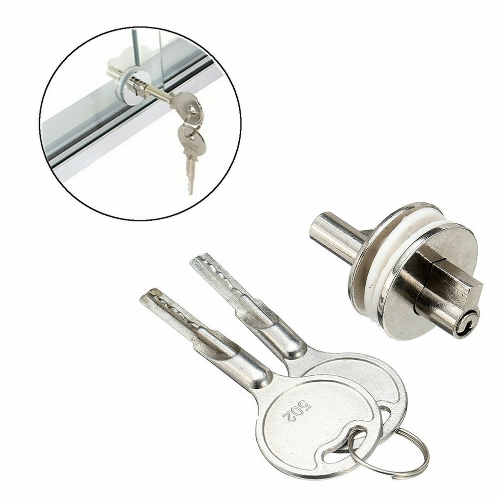 [HS321] Display case Sliding Glass Door Lock with Keys Counter jewelry ...