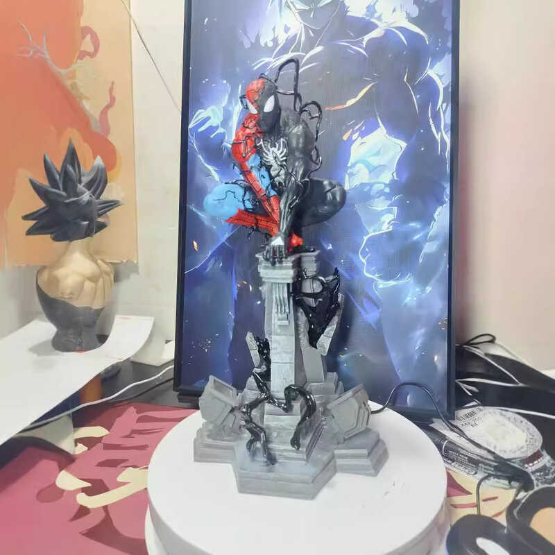 Avengers Marvel Series GK Venom Spider Man Symbiosis Statue Model ...