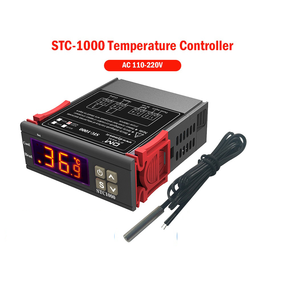 【2024New】STC-1000 STC 1000 STC-3028 Incubator 220V Digital Temperature ...
