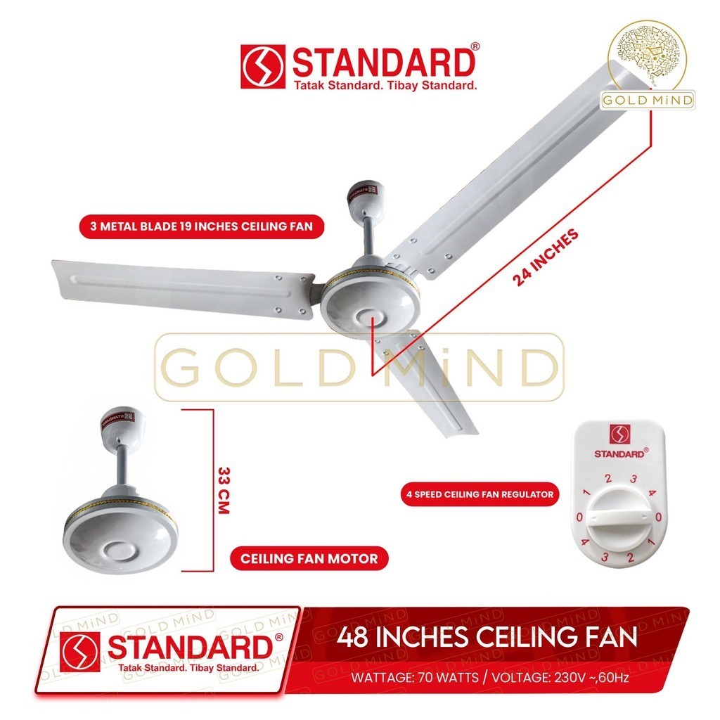 Standard SCF 48" Ceiling Fan SCF-48 - Yellow Elephant | Shopee Philippines