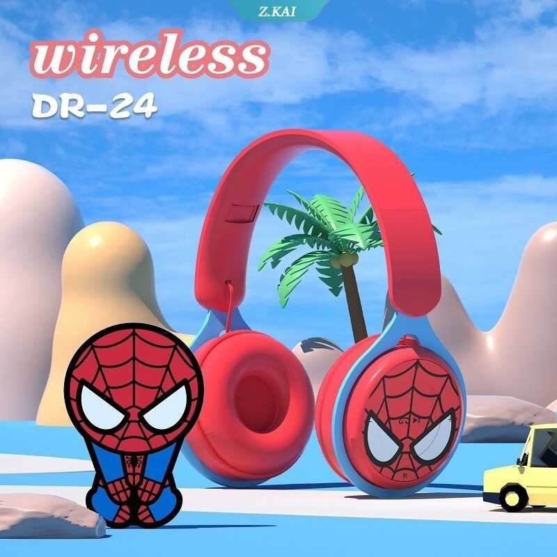 Bluetooth ~ Wireless Kids Headsets Spiderman Captain America Headphones ...