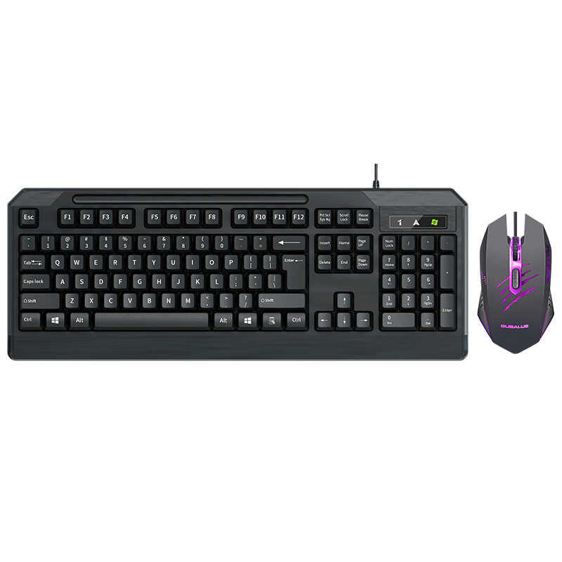 13 Buffalo V13 Wired Optical Game/Office Set/Integrated Palm Rest ...