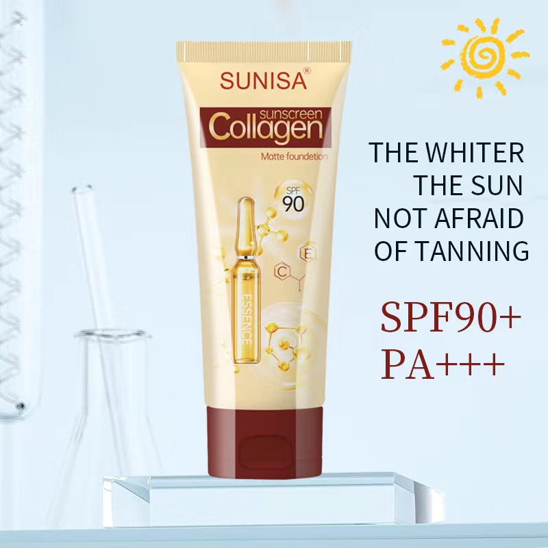SUNISA Collagen Sunscreen SPF 90+++ Matte foundation HIGH SUN ...