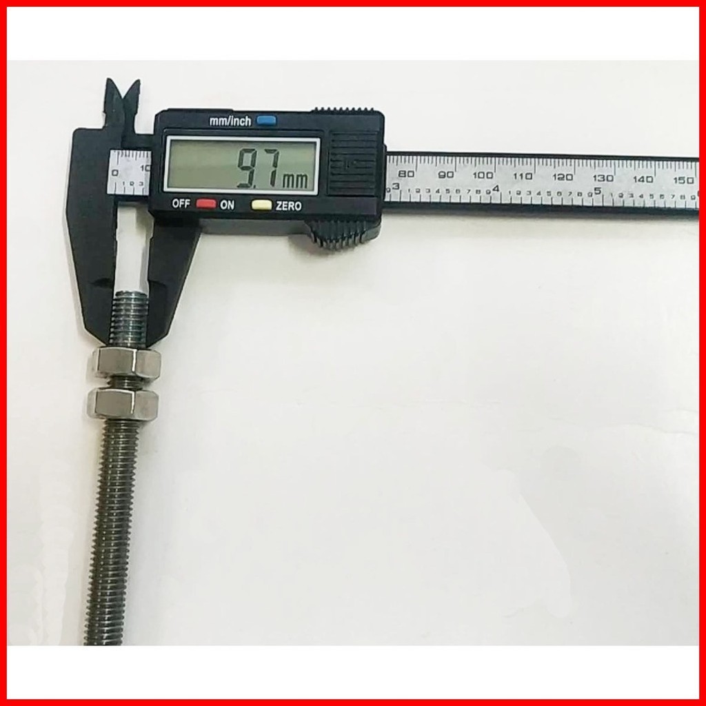 ∈ ∆ SS THREADED ROD 10MM X 1/2 METER WITH 2 PIECES NUT ( STAINLESS ...
