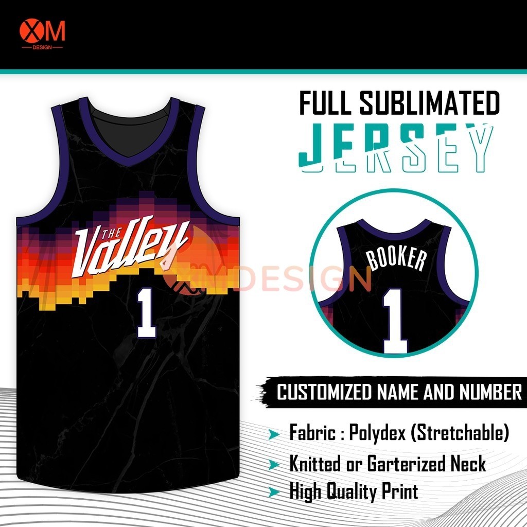 Phoenix Suns "The Valley" City Edition Full Sublimation jersey (TOP ...