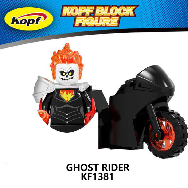 6120 Ghost Rider Movie Series Building Blocks Action Figure RED HOOD ...