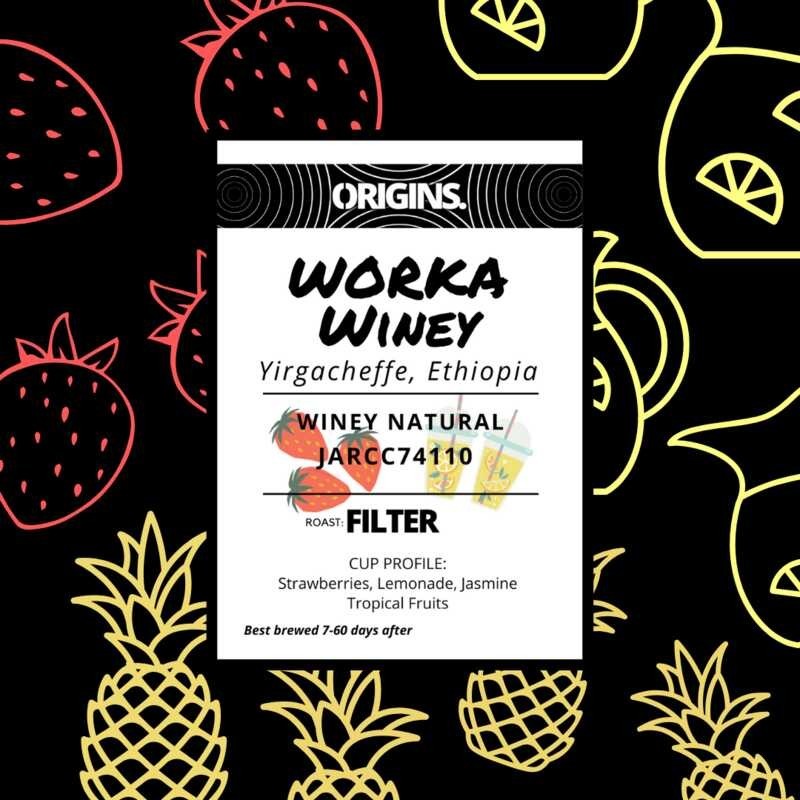 R/D: 5/29 Ethiopia Worka 150g Filter-Roasted Arabica Coffee (Whole ...