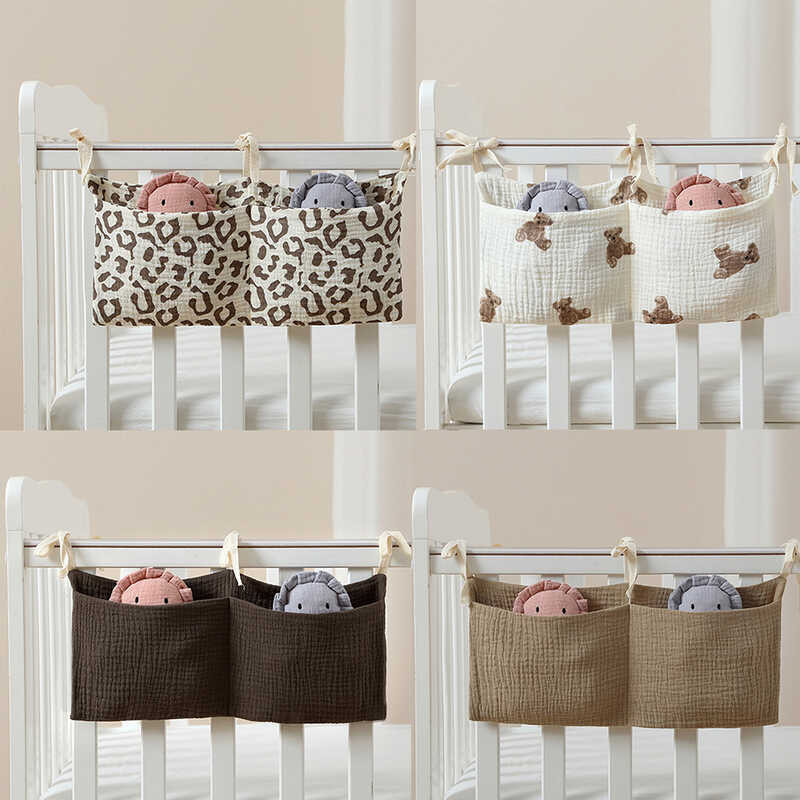 Nursery Crib Organizer, Diaper Caddy Stacker, Portable Hanging Storage ...