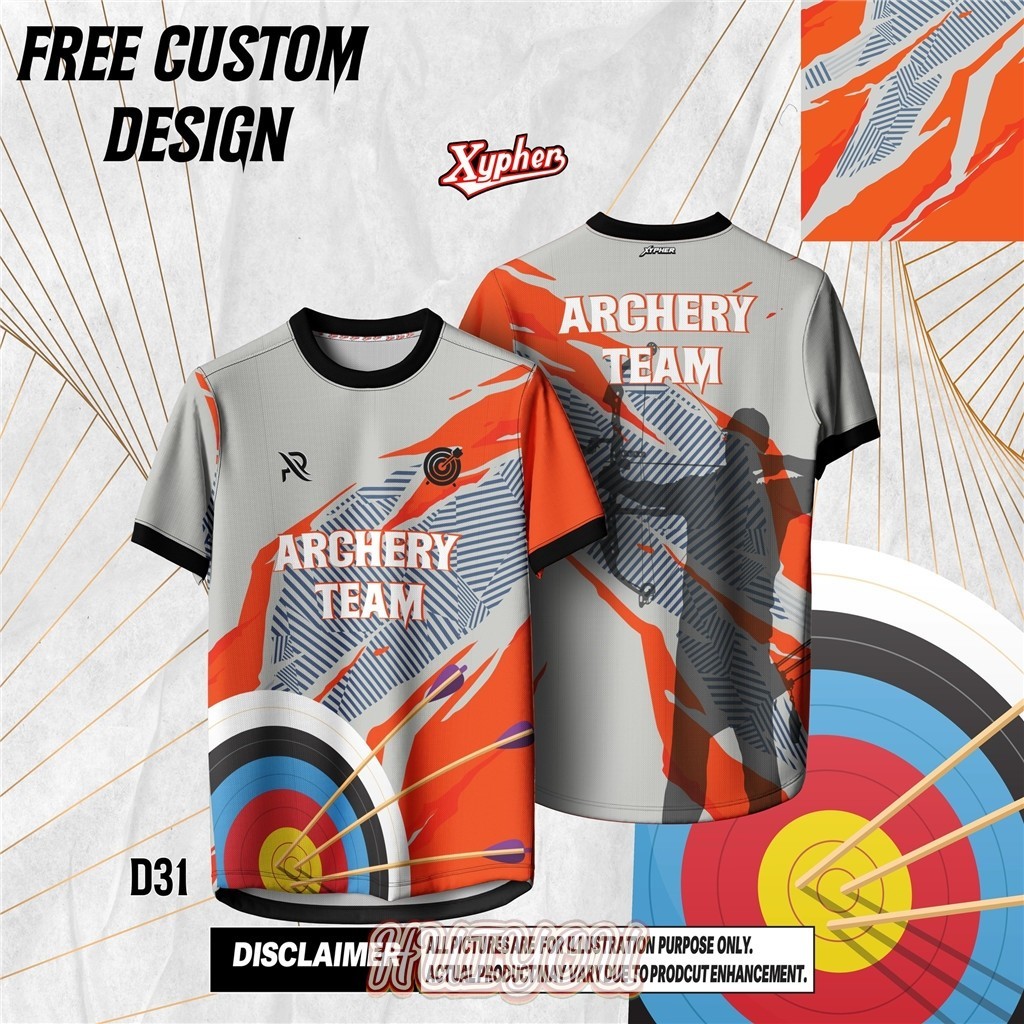 【Free Custom Name Number】 ARCHERY Baju Jersey Lelaki Thailand Viral ...