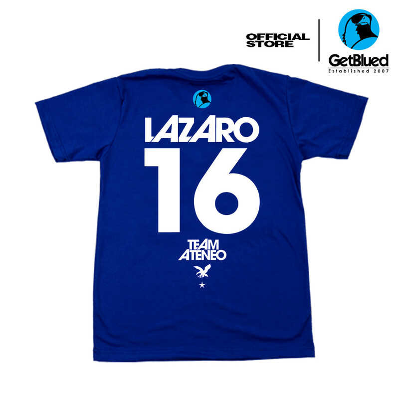 Getblued Ateneo Basketball Joshua Lazaro 16 Royal Blue Shirsey For ...